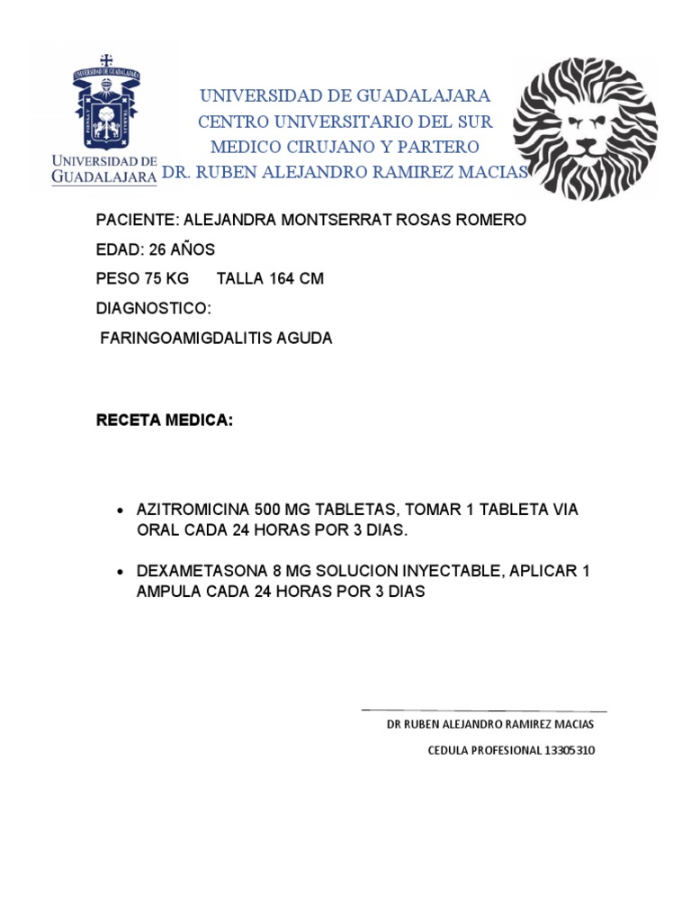 RECETA RUBEN.docx | PDF