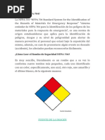 Guía del Rombo de Seguridad NFPA 704 | PDF | Agua | Combustión