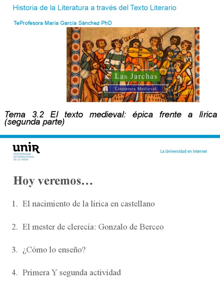 Historia PPT 3.2ok | PDF | Literatura europea | Literatura española