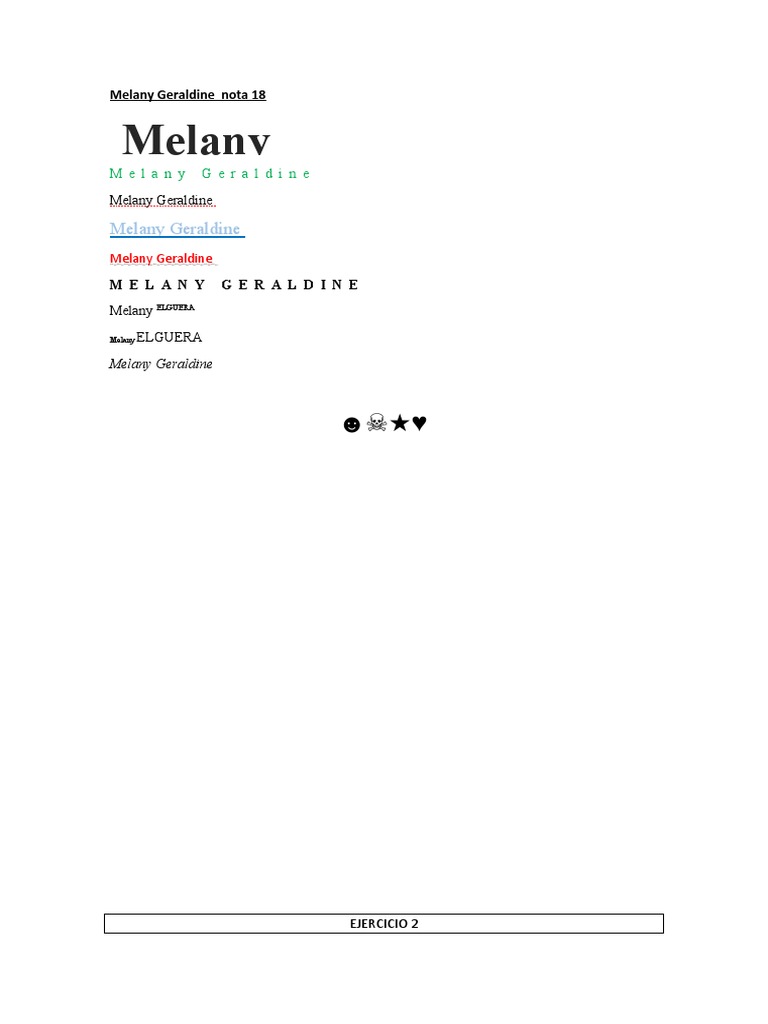 Practica 1 y 2 Melany Elguera | PDF