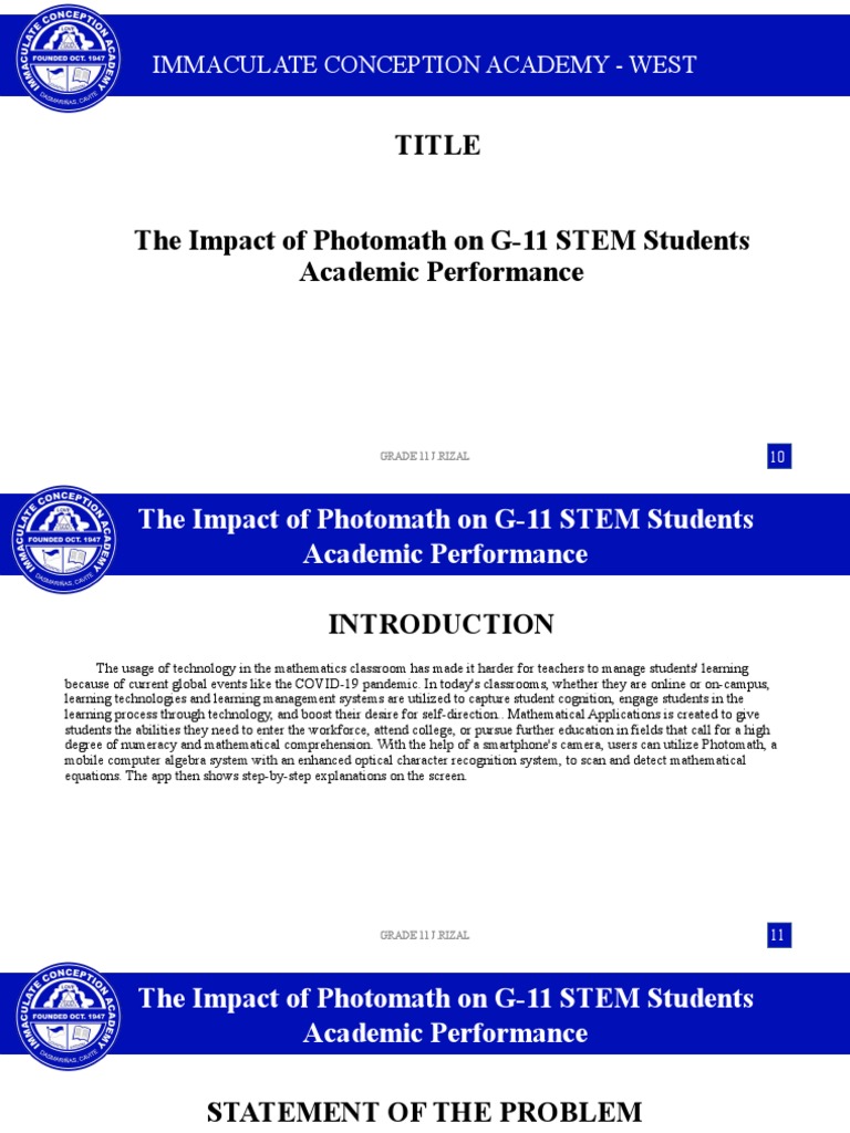 Research Title Defense | PDF | Educational Technology | Science ...