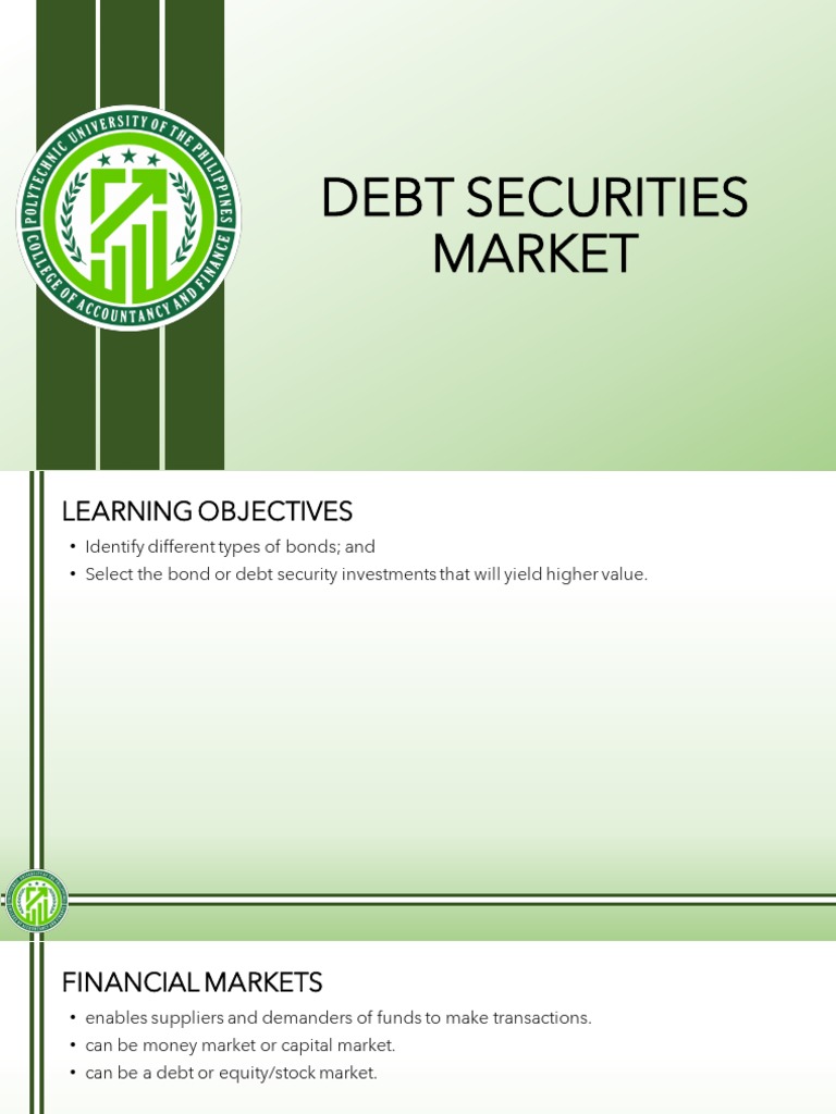 Overview of Debt Securities and Bonds | PDF | Bonds (Finance) | Debt