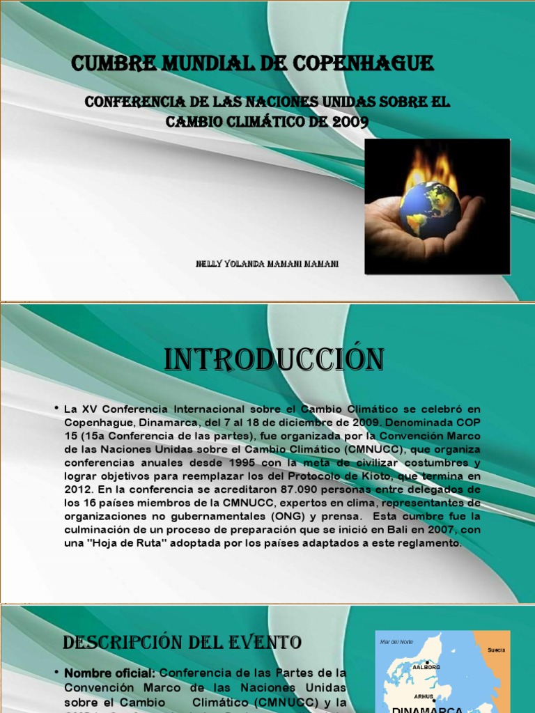 Acuerdo climático insuficiente: La cumbre de Copenhague sobre cambio climático fracasa en lograr ...