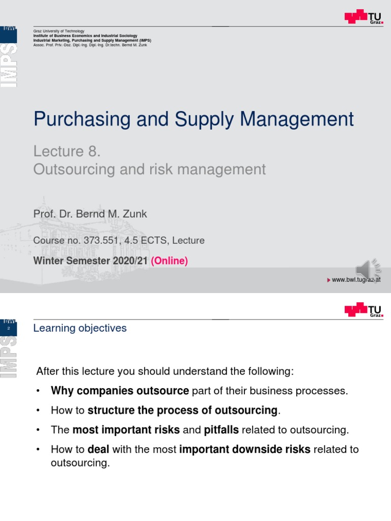 PuSm - Lecture 8 - Chapter 8 - Slides - Online | Download Free PDF | Outsourcing | Supply Chain ...