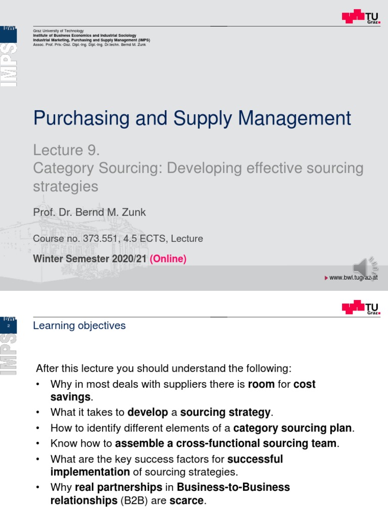 PuSm - Lecture 9 - Chapter 9 - Slides - Online | PDF | Supply Chain ...