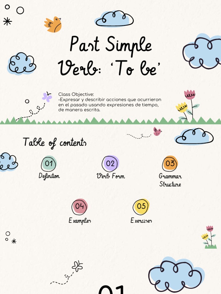Past Simple Verb To Be | PDF | Verb | Grammatical Conjugation