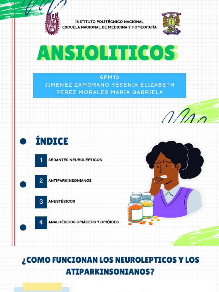 Ansioliticos | PDF | Opioide | Antipsicótico