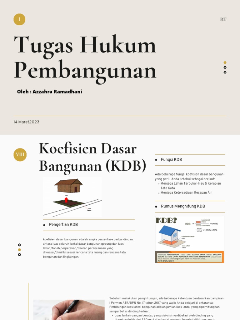Pengertian dan Rumus KDB & KLB | PDF