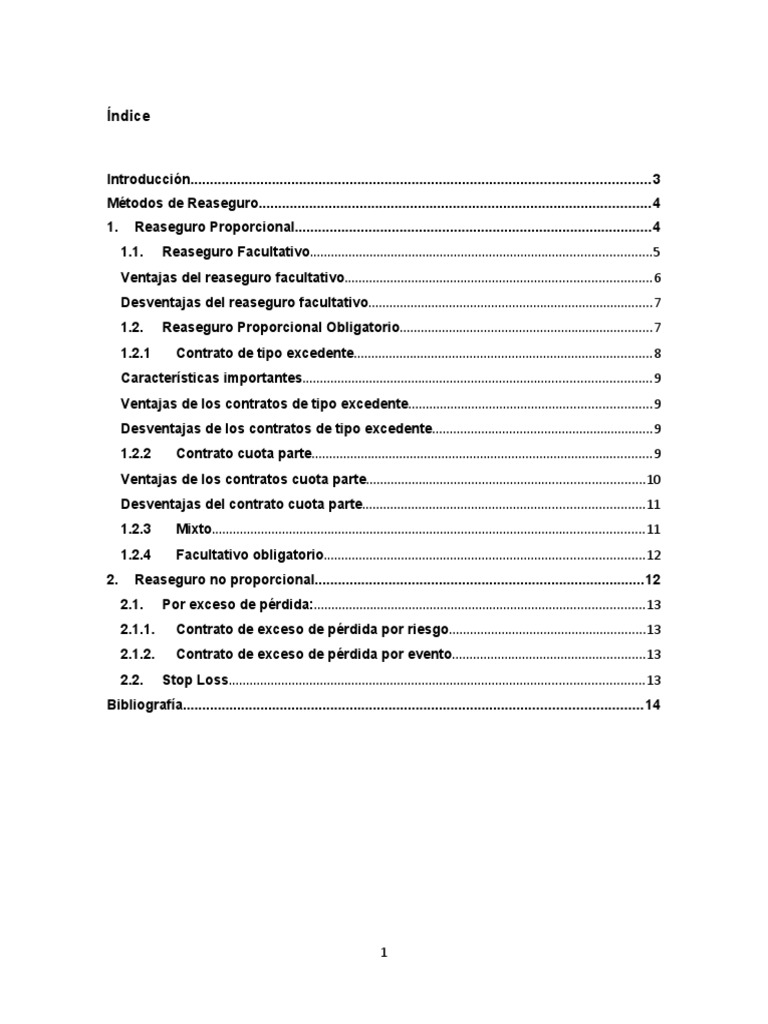 Reaseguro | PDF | Reaseguro | Seguro