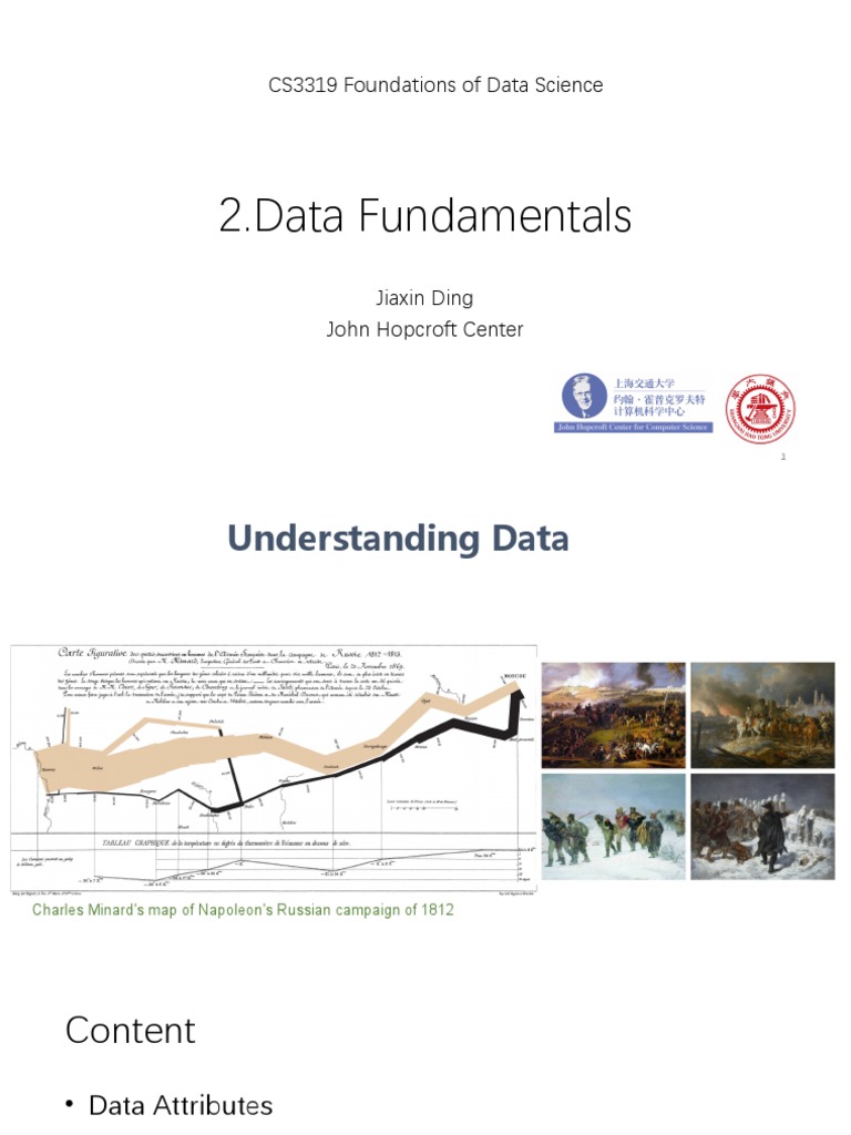 Slides of Lecture 2 of CS3319 SJTU | PDF | Mode (Statistics) | Skewness