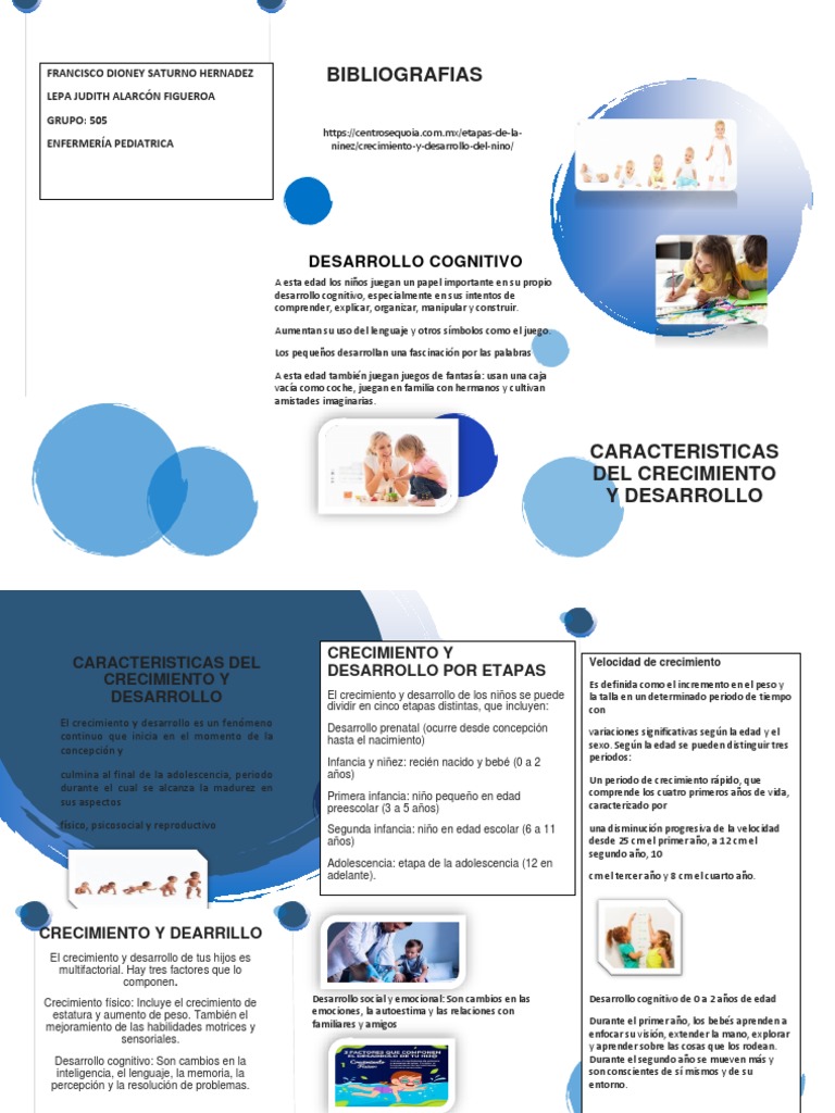 Triptico 2 PDF | PDF | Infancia | Desarrollo cognitivo