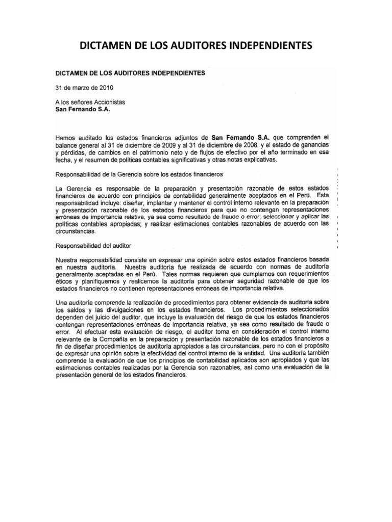 Ejemplo de Dictamen | PDF