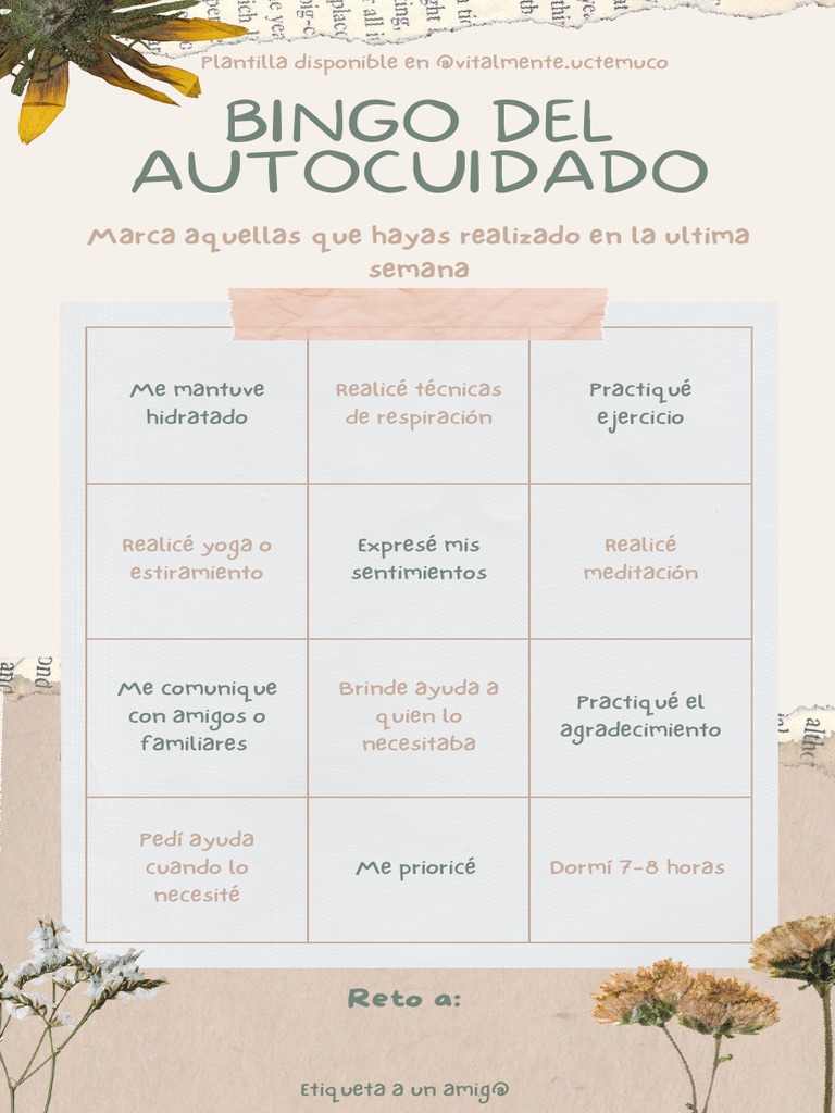 BINGO | PDF | Salud y bienestar