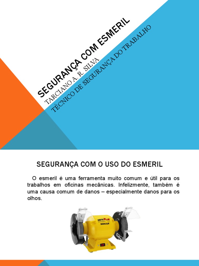 Segurança no Uso de Esmeris: Dicas Essenciais | PDF