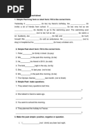 Rule: - Ing Like, Love, Enjoy, Prefer, Adore Hate. Likes & Dislikes ...