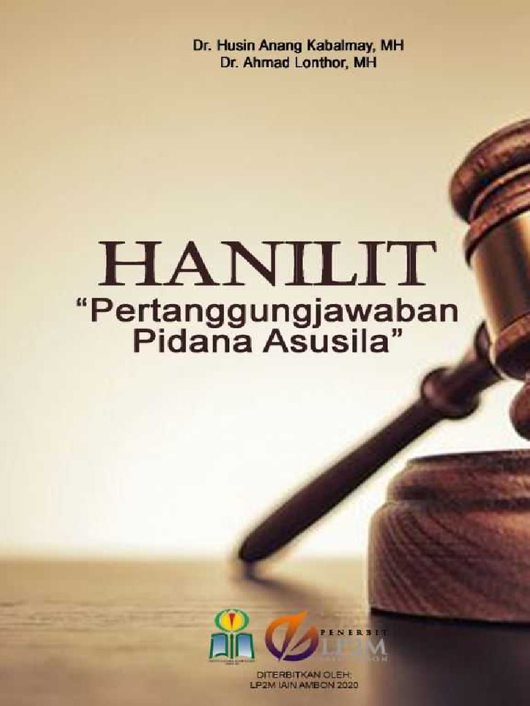 BUKU - HANILIT Pertanggungjawaban Pidana Asusila | PDF