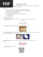 Bandaging Technique | PDF | Hand | Knot