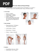 Range of Motion Evaluation Chart | PDF | Anatomical Terms Of Motion ...