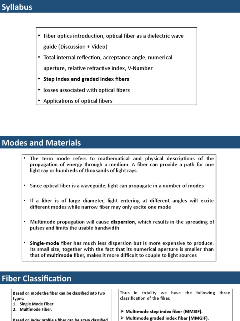 Fo 3 | PDF | Optical Fiber | Dispersion (Optics)