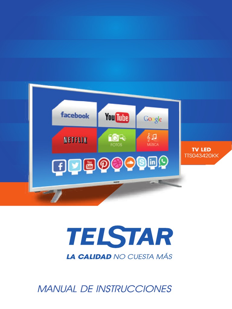Telstar TTS43420KK LED Television-1 | PDF