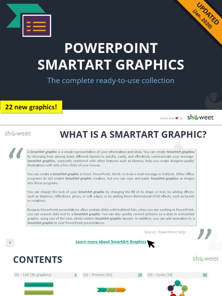 SmartArt-Graphics-Complete-Collection-2020(widescreen).pptx | PDF ...