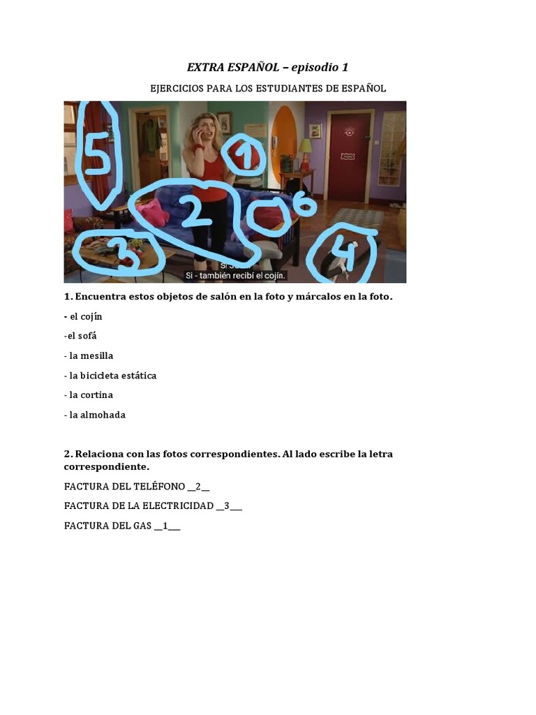 Extra Español - Episodio 1REŠENO | PDF