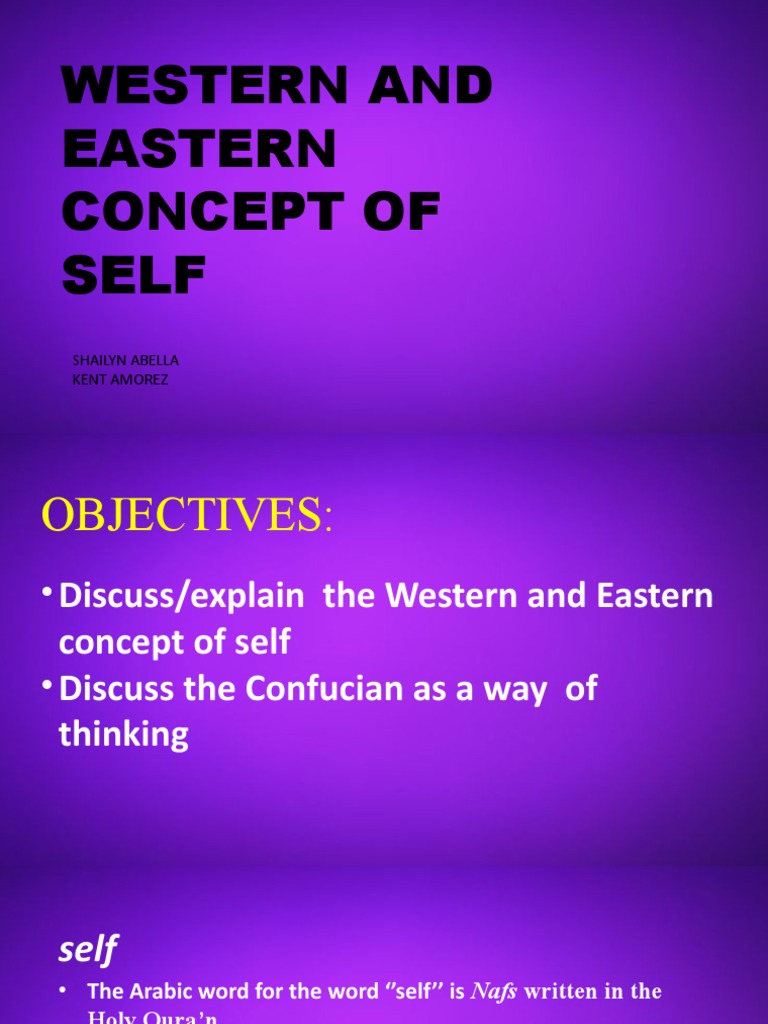 Western and Eastern Concept of Self | PDF