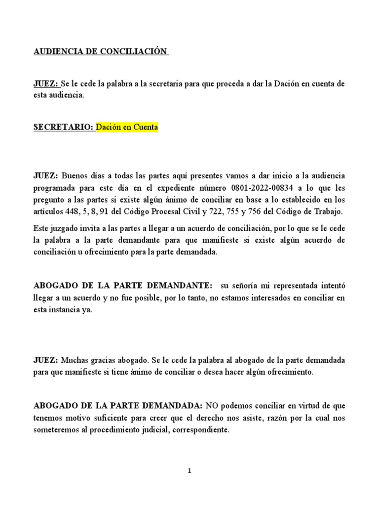 SIMULACION GRUPO I (MARZO-2023) Editado | PDF | Debido al proceso | Ley común