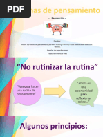 Rutinas de Pensamiento para Estudiantes | PDF | Pensamiento