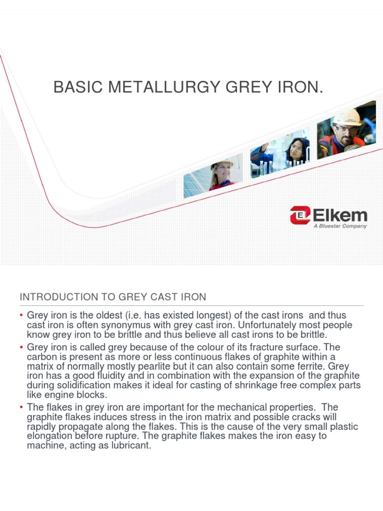 2014 - 11 - Basic Metallurgy Grey Iron PDF | PDF | Cast Iron ...