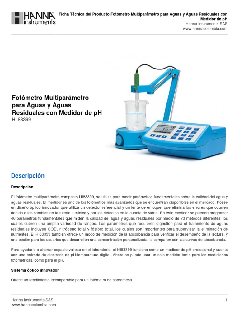 Hi 83399 | PDF | Diodo emisor de luz | Óptica