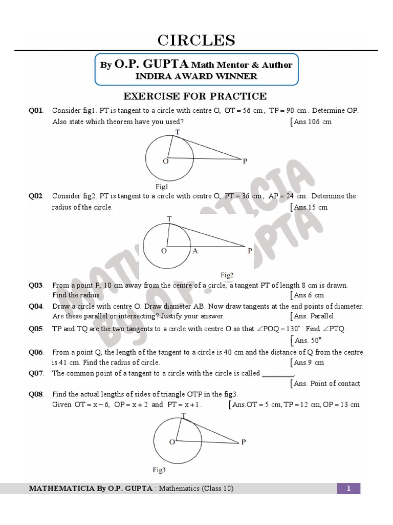 Circles | PDF | Circle | Triangle