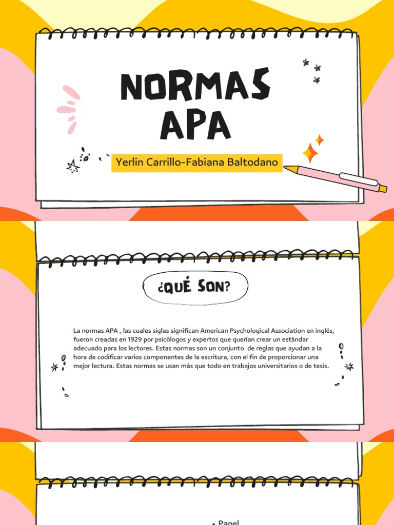 Normas APA.pdf | PDF | Citación | Escritura
