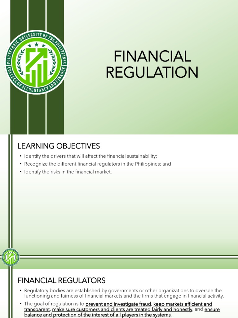 Financial Regulation | PDF | Securities (Finance) | Central Banks