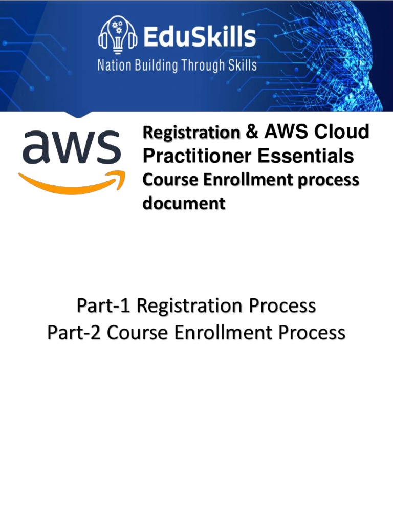 AWS Course Registration Guide | PDF | Career & Growth | Computers
