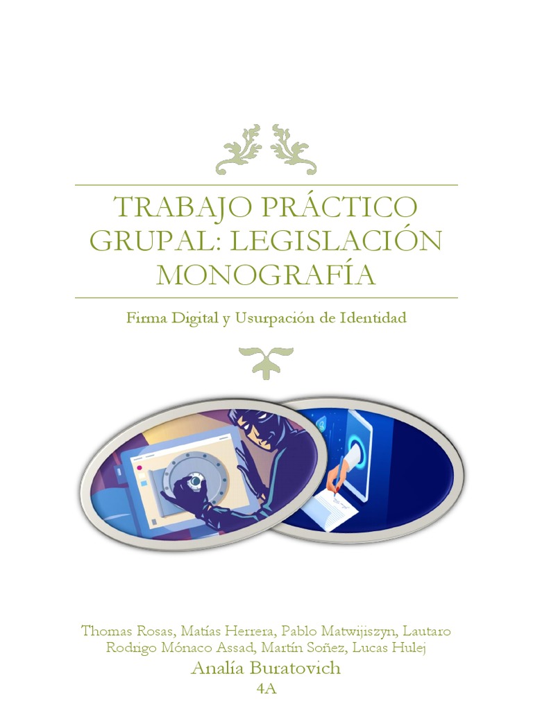 Firma Digital y Usurpación de Identidad | PDF