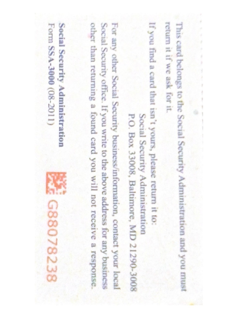 Social Security Back PDF | PDF