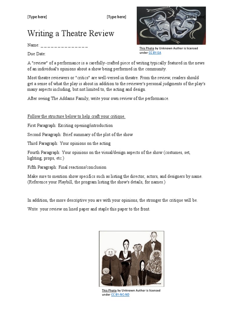 Writing a Review of The Addams Family | PDF | Human Communication ...