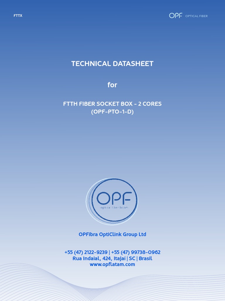 Opf Pto 1 D | Download Free PDF | Optical Fiber | Telecommunications Infrastructure