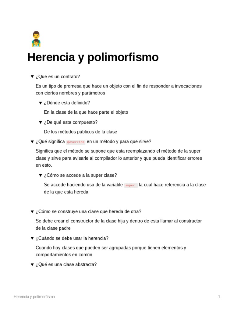 Herencia Pdf Herencia Programación Orientada A Objetos Objeto Informática