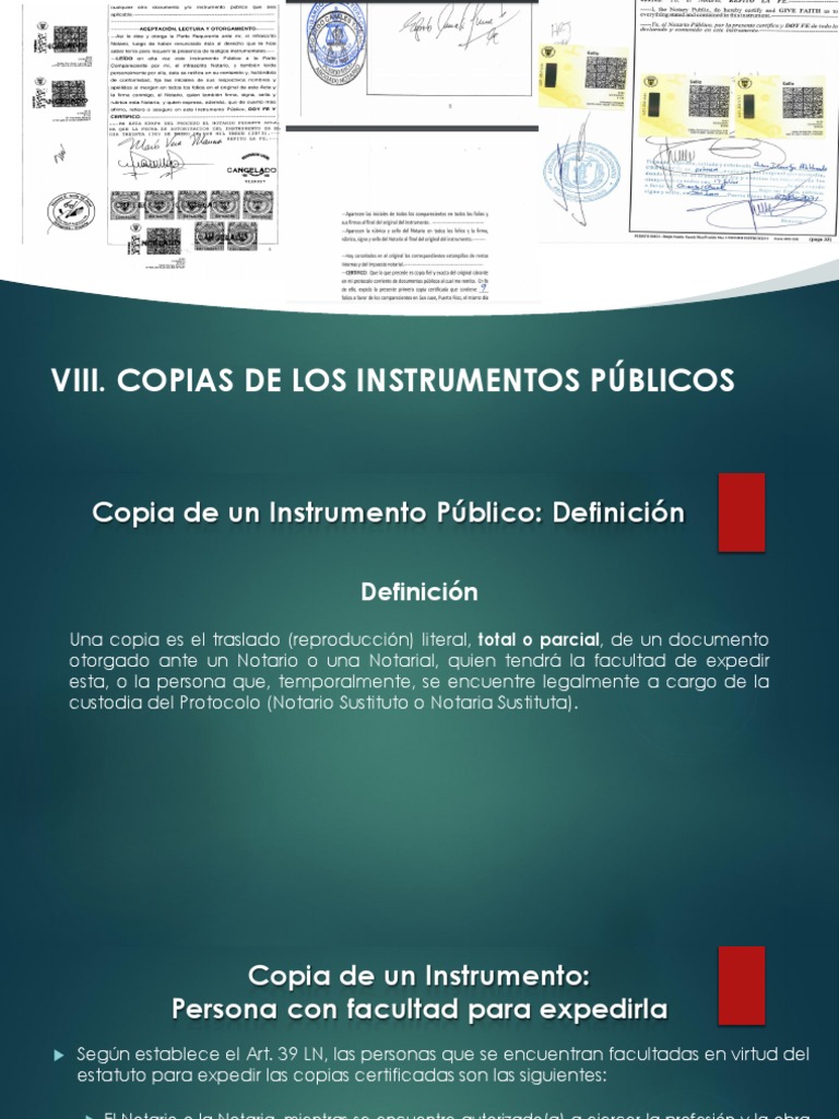Tipos y Expediciones de Copias Notariales | PDF | Justicia | Crimen y ...