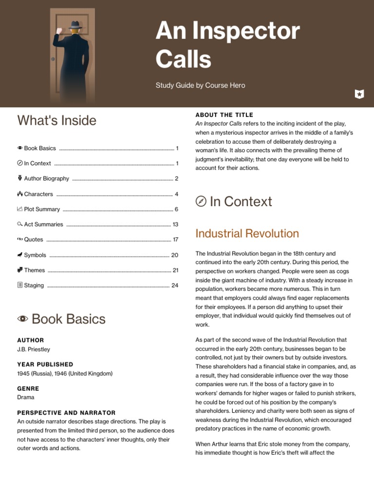 An Inspector Calls | PDF