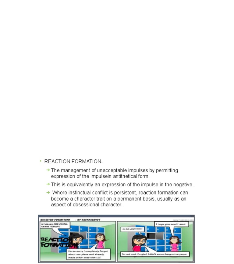 Understanding Reaction Formation in Psychology | PDF | Language Arts ...