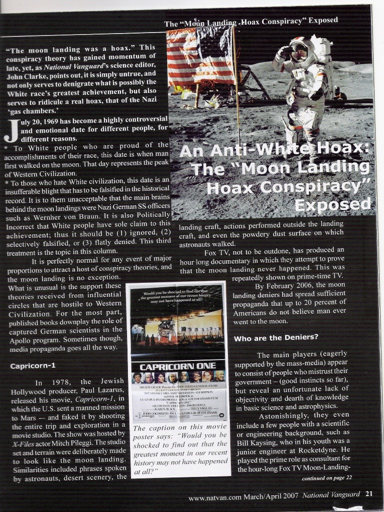 Moon Landing Hoax Hoax | PDF