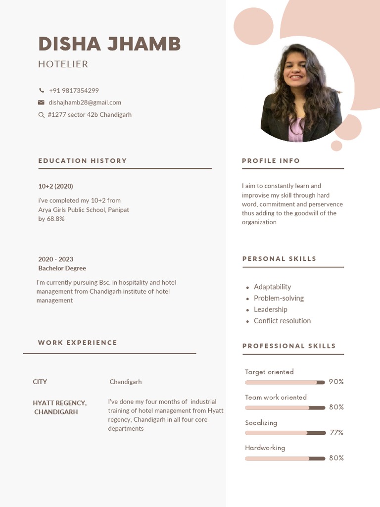 Disha's Resume | PDF