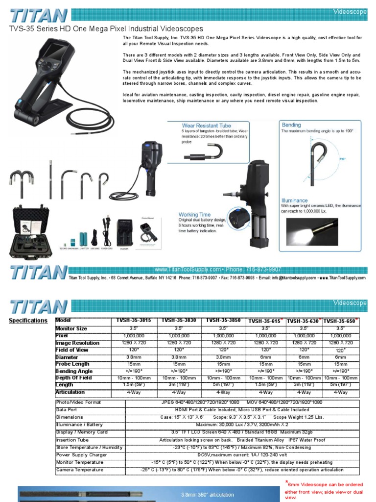 TVS-35 - HD Series Specifications PDF | PDF | Pixel | Computer Engineering