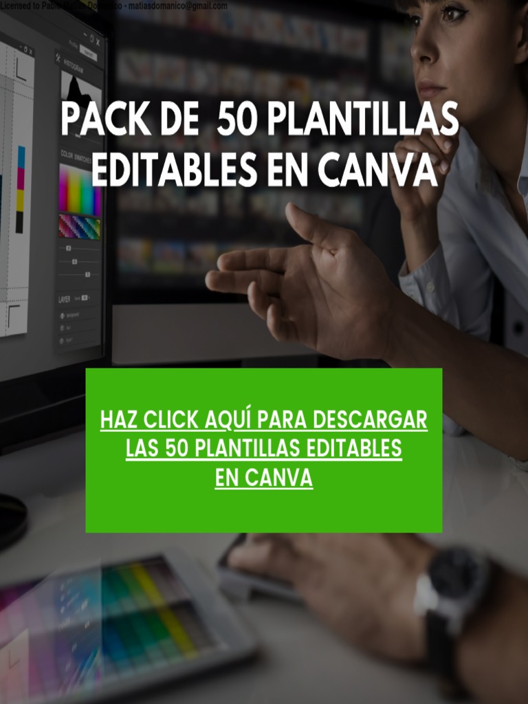 Pack de 50 Plantillas Editables en Canva | PDF