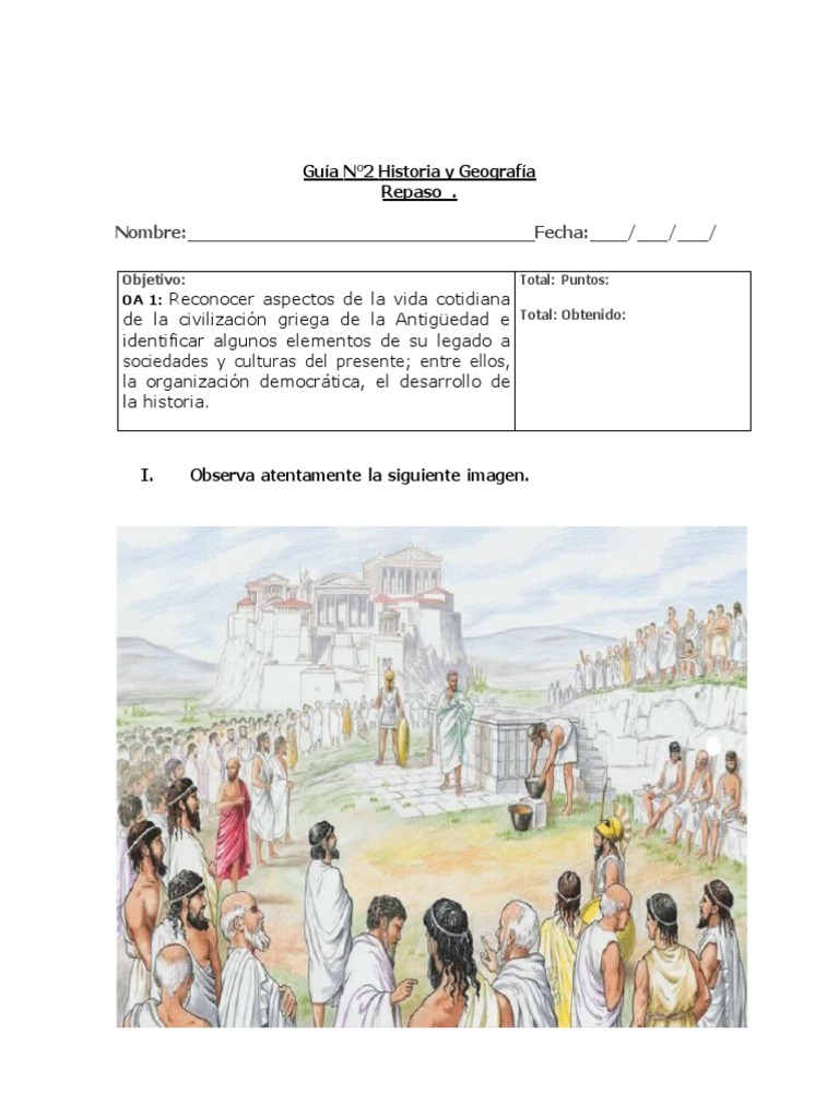 Repaso Grecia | PDF | Antigua Grecia | Grecia