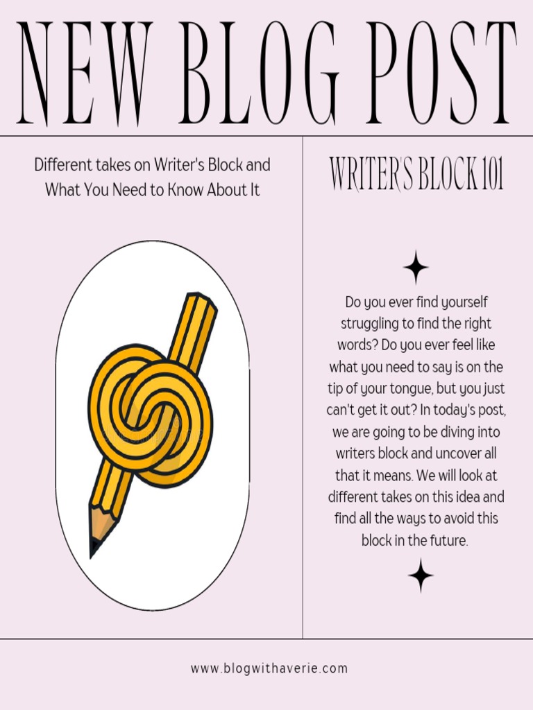 Blue Modern New Blog Post Instagram Post 1 | PDF | Writer's Block ...