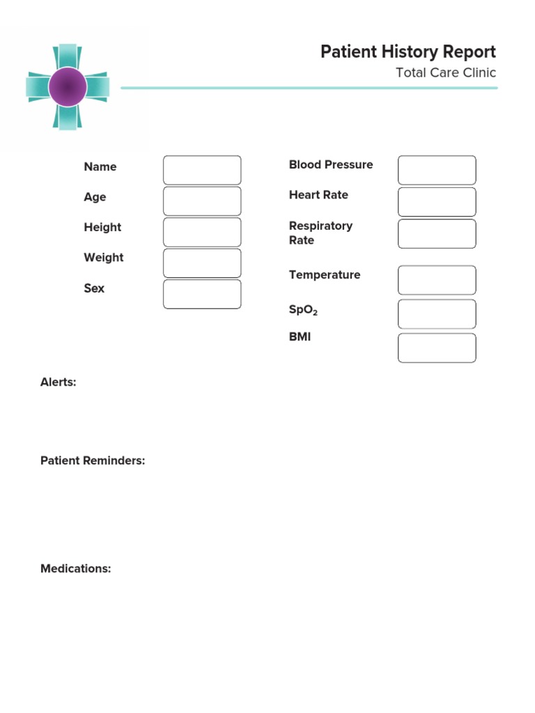 PBS PatientHistoryReport Template | PDF
